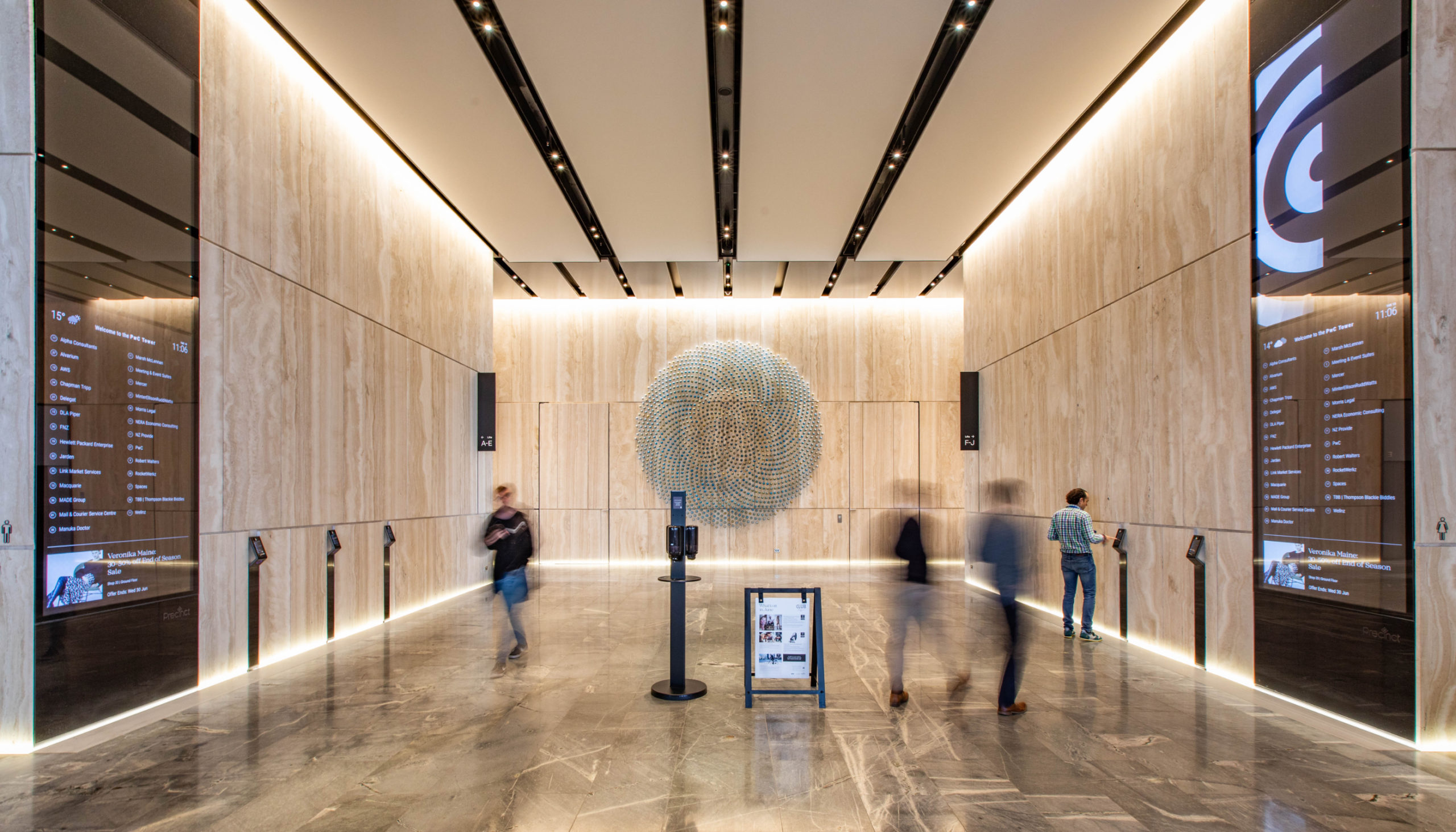 PwC Tower Digital Signage & Wayfinding Solutions - Case Study